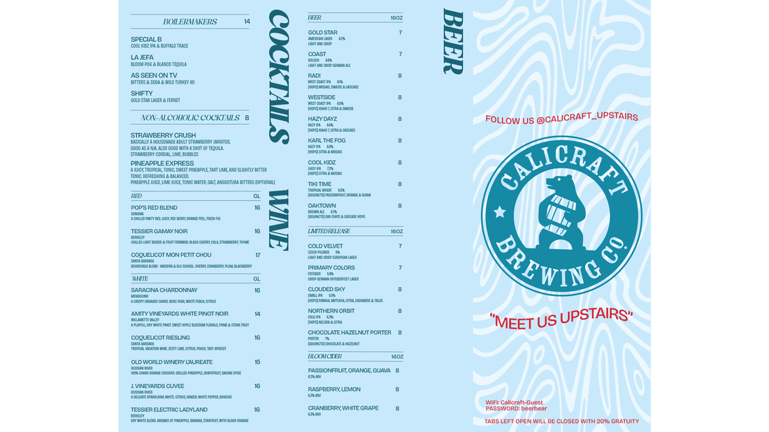 Calicraft Upstairs – Calicraft Brewing Co