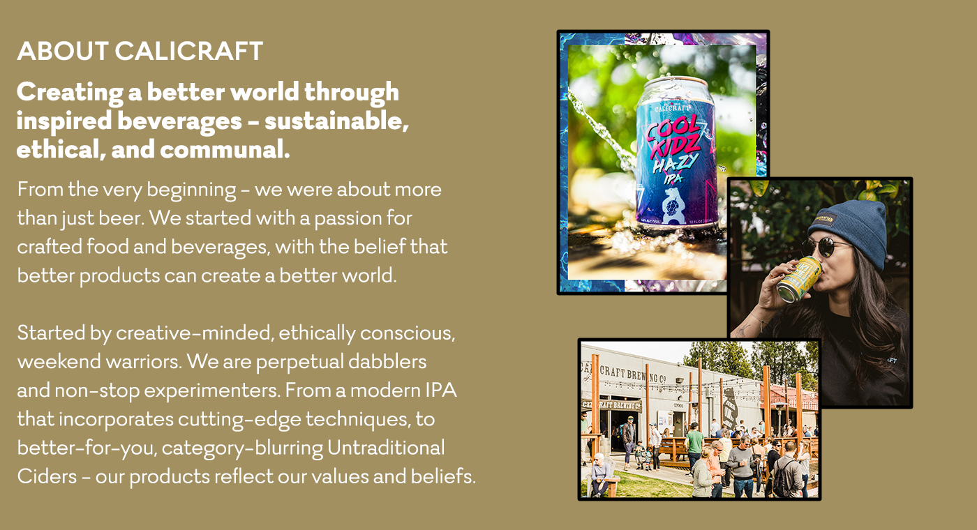 About – Calicraft Brewing Co