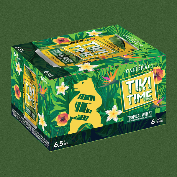 Tiki Time Tropical Wheat - 6-Pack – Calicraft Brewing Co